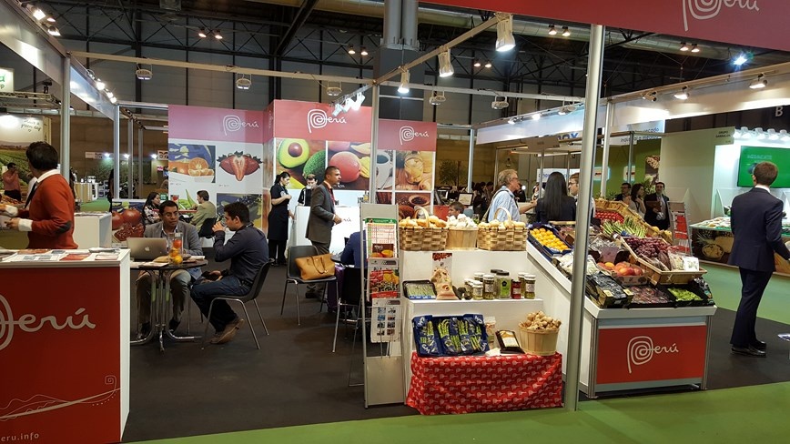 Colaboración de GM&S en el Stand de Perú en Fruit Attraction 2016
